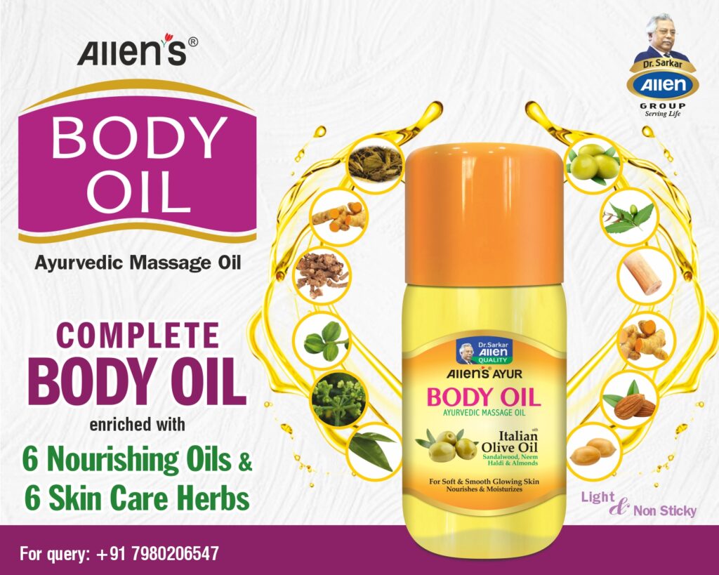 Allen’s Body Oil - An Ayurvedic Massage Oil | Allen Laboratories